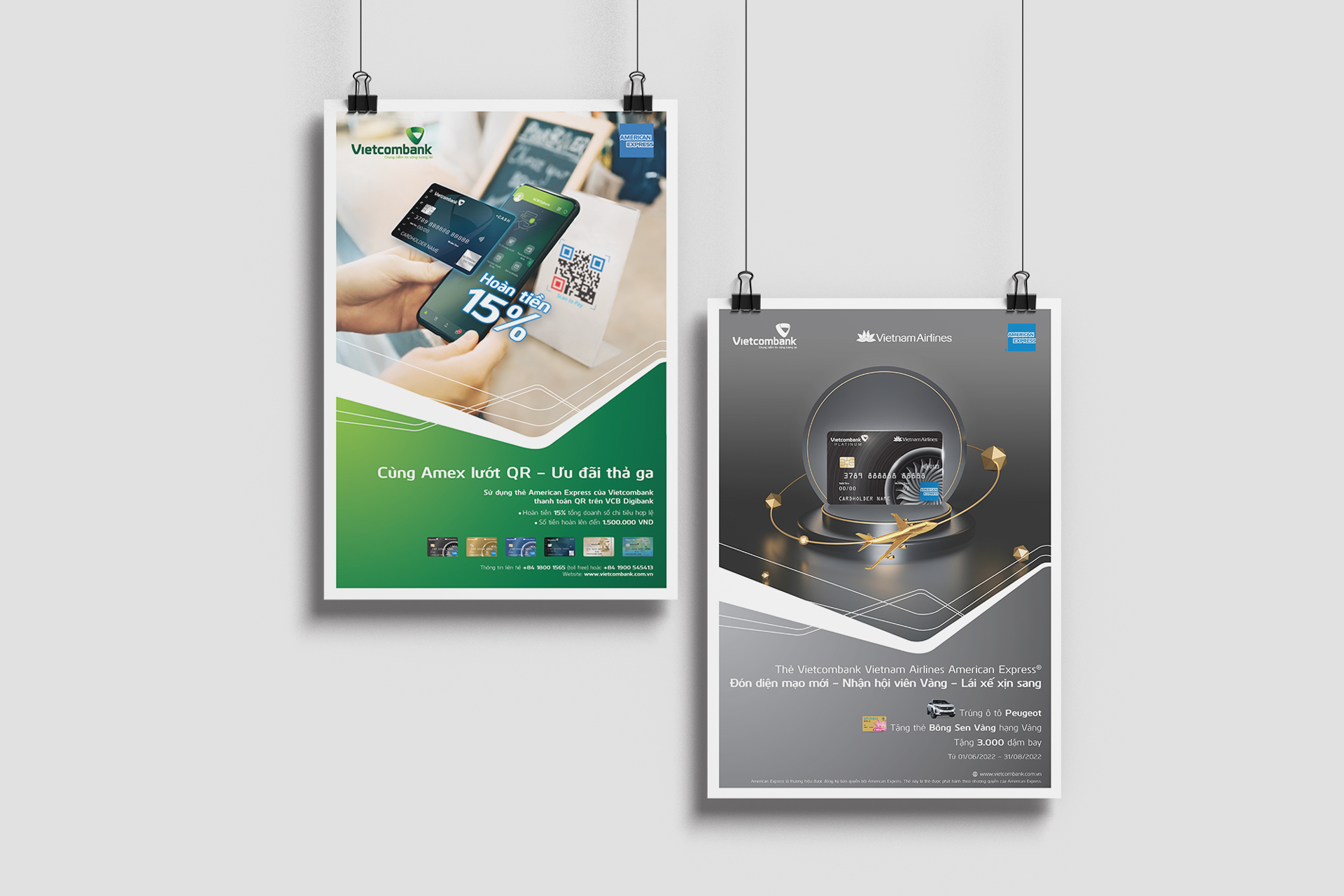Key Visual & ấn phẩm quảng cáo Vietcombank - ADMIX